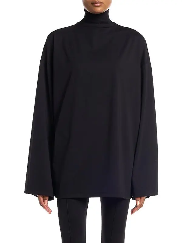 Wardrobe.NYC Opaque Lounge Top - Black