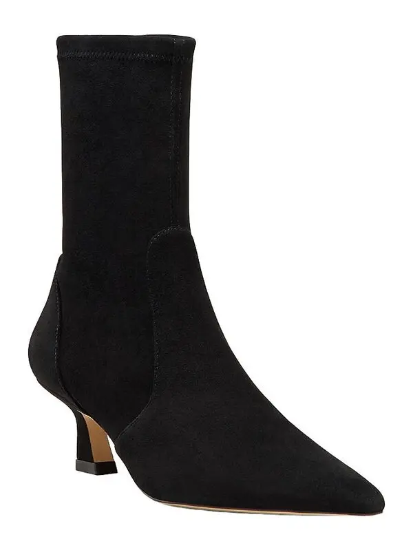 STUART WEITZMAN Vinnie 50 Leather Booties - Black