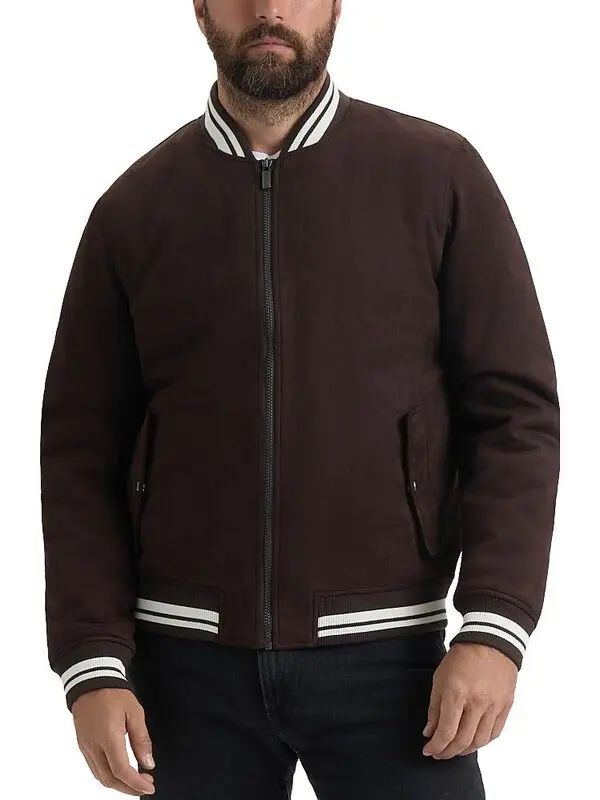 Hunter Manstone Varsity-style Jacket - After Dark