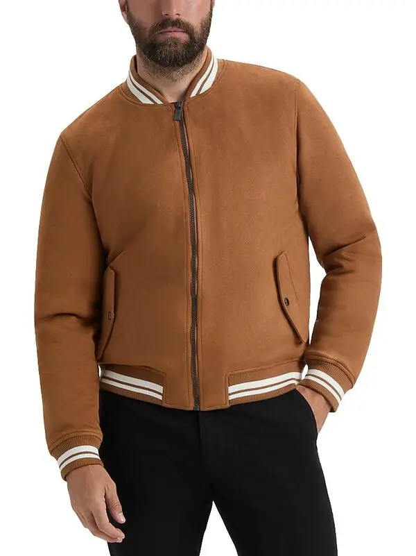 Hunter Manstone Varsity-style Jacket - Butterscotch