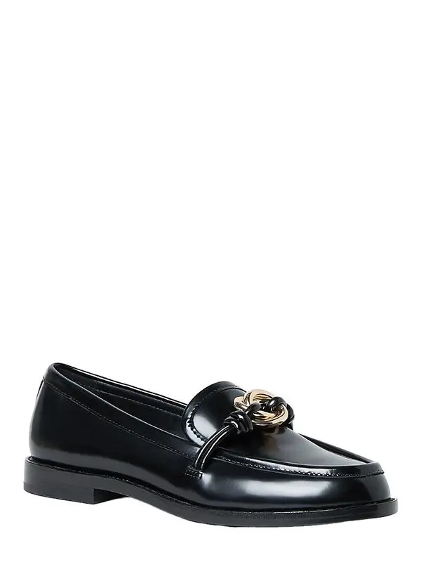 LOEFFLER RANDALL Roma Loafer Flats - Black