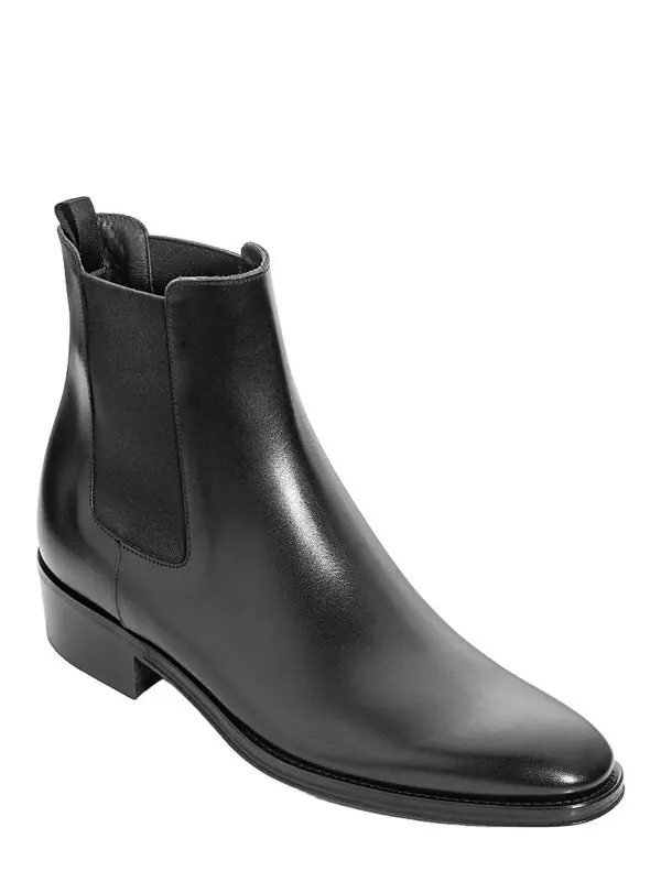 To Boot New York Leather Chelsea Boot - Black Leather