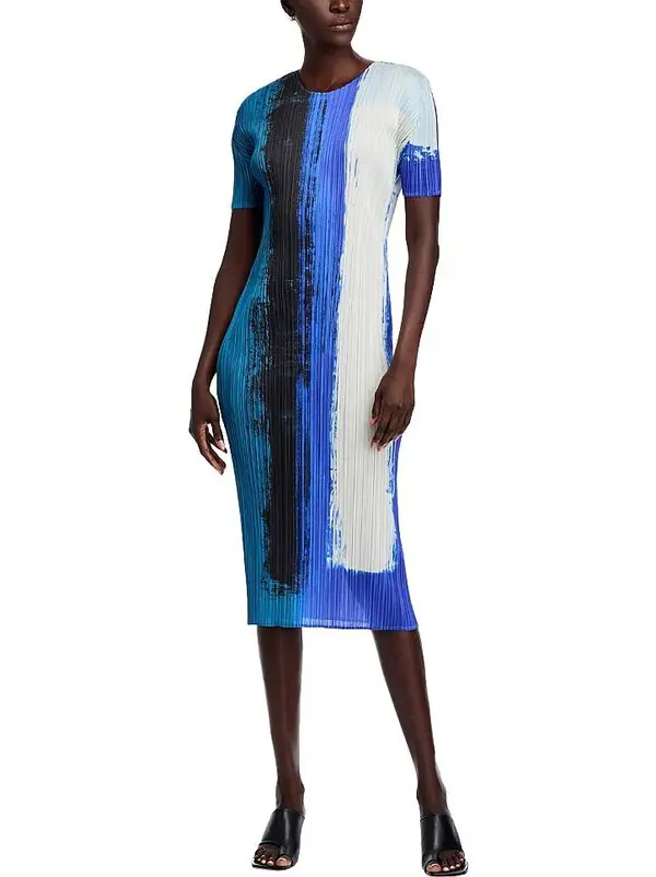 Issey Miyake Jump Dress - Blue