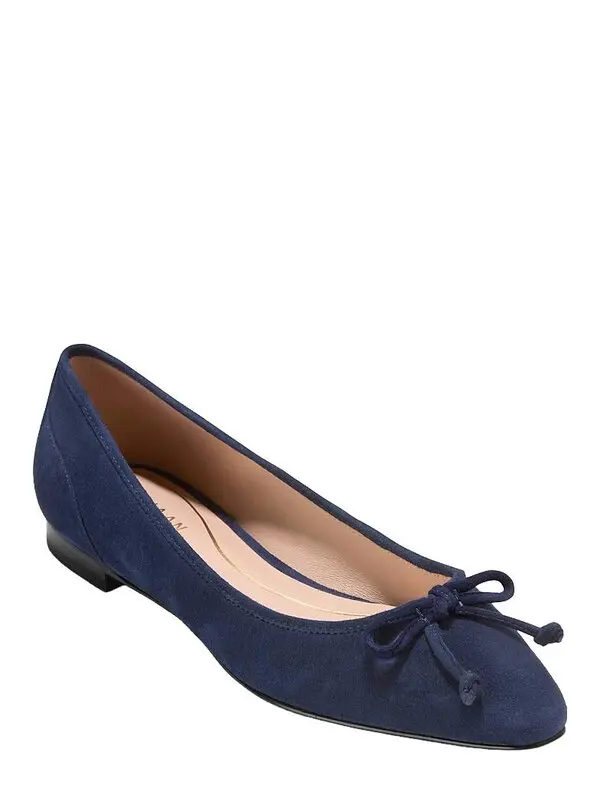 Cole Haan Paget Ballet Flats - Midnight Moon Suede
