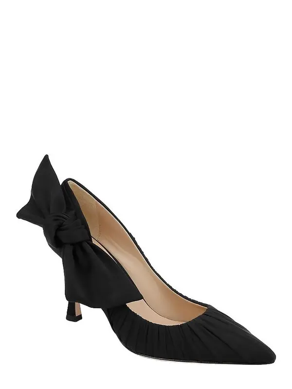 Badgley Mischka Vanesa Jersey Knit Pumps - Black Fabric