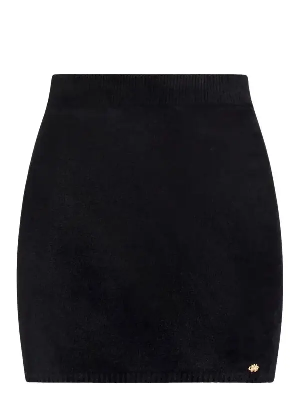 Amiri Knit Mini Skirt - Black