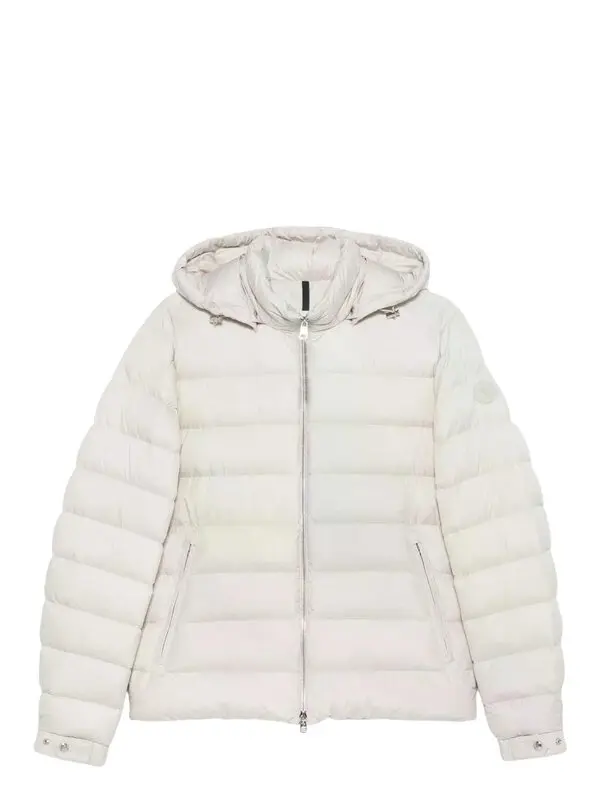 Moncler Quilted Hooded Jacket - Grey