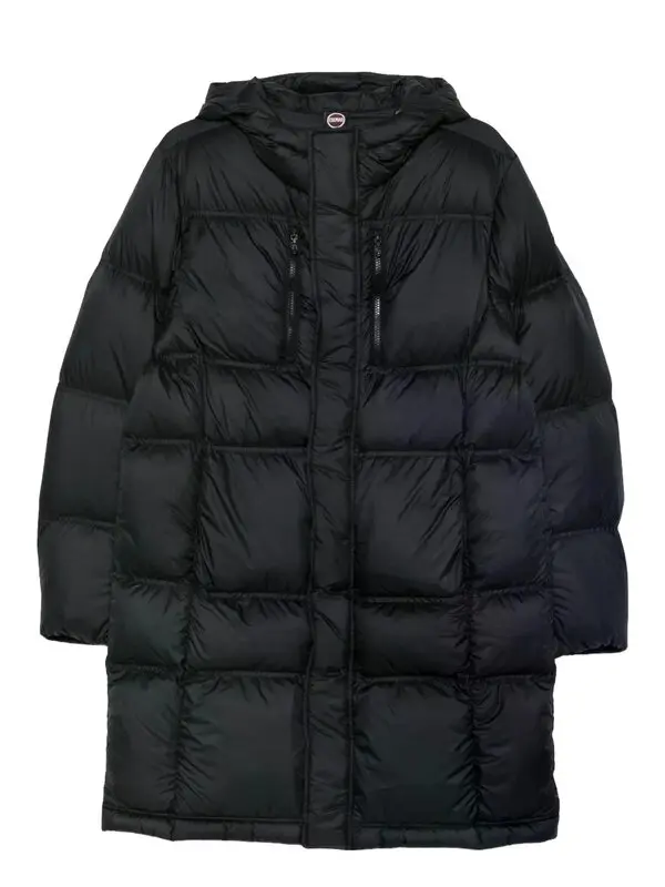 COLMAR Hooded Quilted Coat - Black