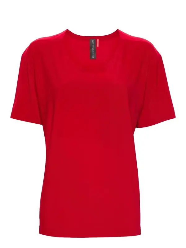Norma Kamali Short-sleeve Jersey T-shirt - Red