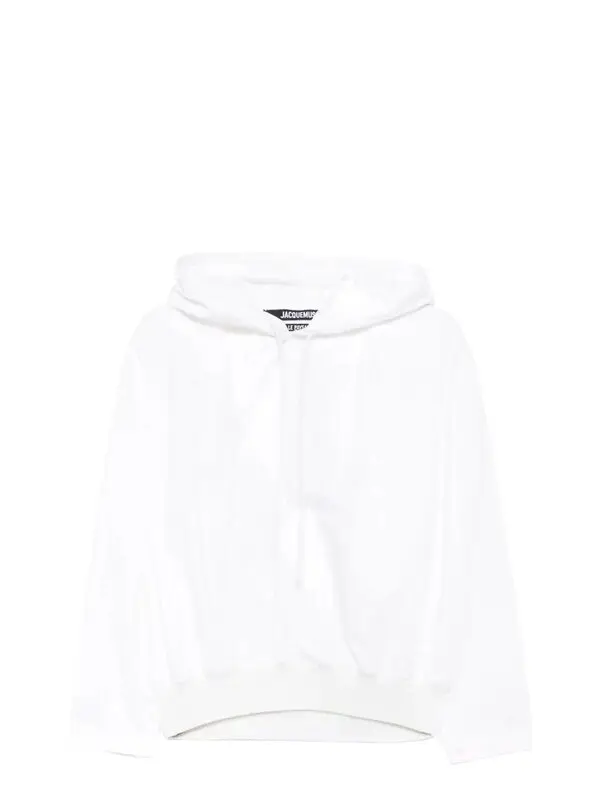 Jacquemus Haut Trapèze Hoodie - White
