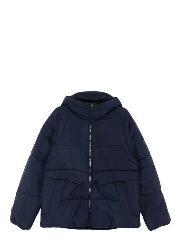 Paul Smith Quilted Hooded Jacket - Blue