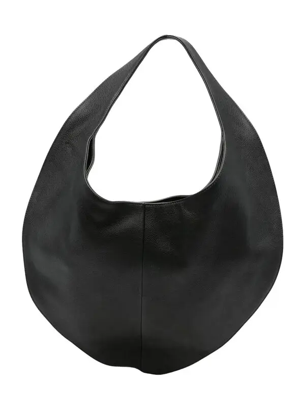 MAEDEN Leather Market Tote Bag - Black