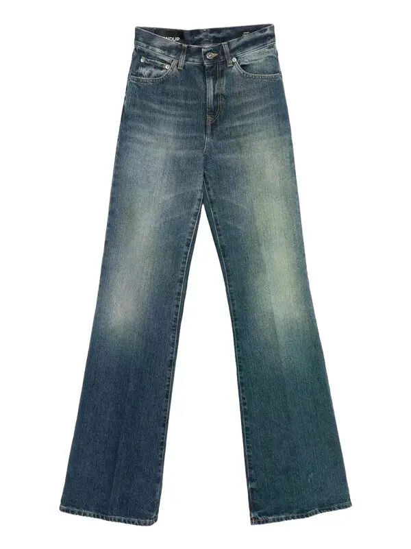 DONDUP Amber Wide-leg Jeans - Blue