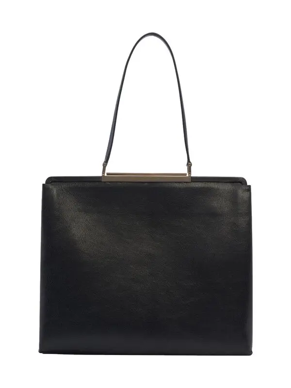 TOM FORD Grained Leather Shoulder Bag - 1n001 Black