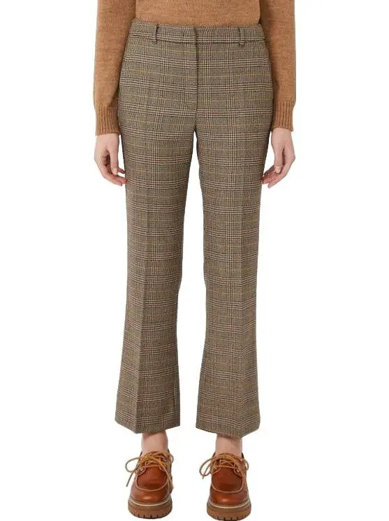 Max Mara Baco Plaid Pants - Chocolate