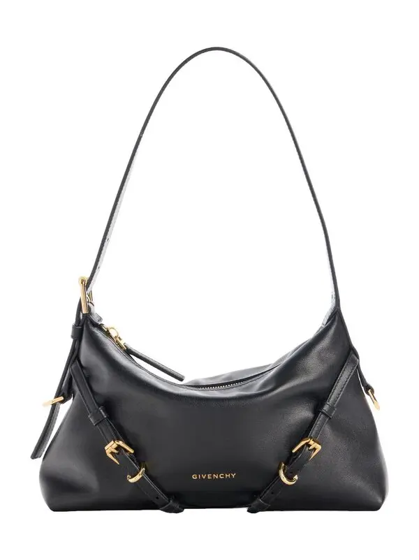 Givenchy Mini Voyou Leather Shoulder Bag - 001-black