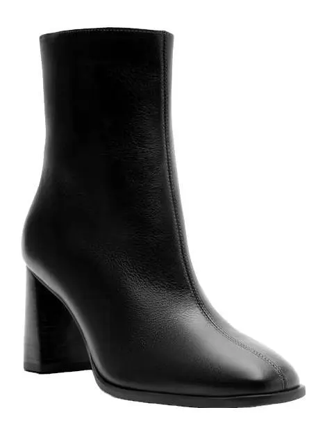 AREZZO Regina Block Heel Bootie - Black