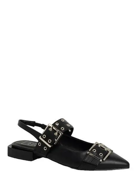 SHU SHOP Angela Slingback Pumps - Black