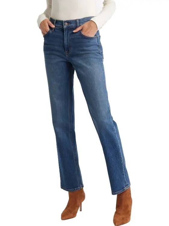 Veronica Beard Leah Straight-leg Jeans - Equinox Blue