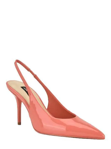 Nine West Palomma Slingback Pointed Toe Pump - Orange
