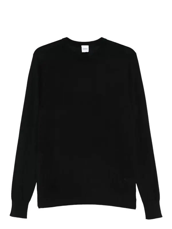 Aspesi Crew-neck Sweater - Black