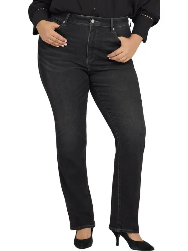 NYDJ Marilyn High Waist Straight Leg Jeans - Paris Lights