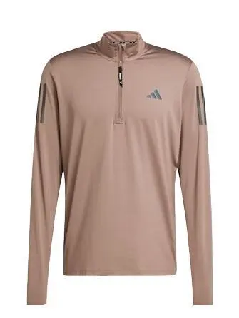 Adidas Own The Run Half-zip - Trace Brown