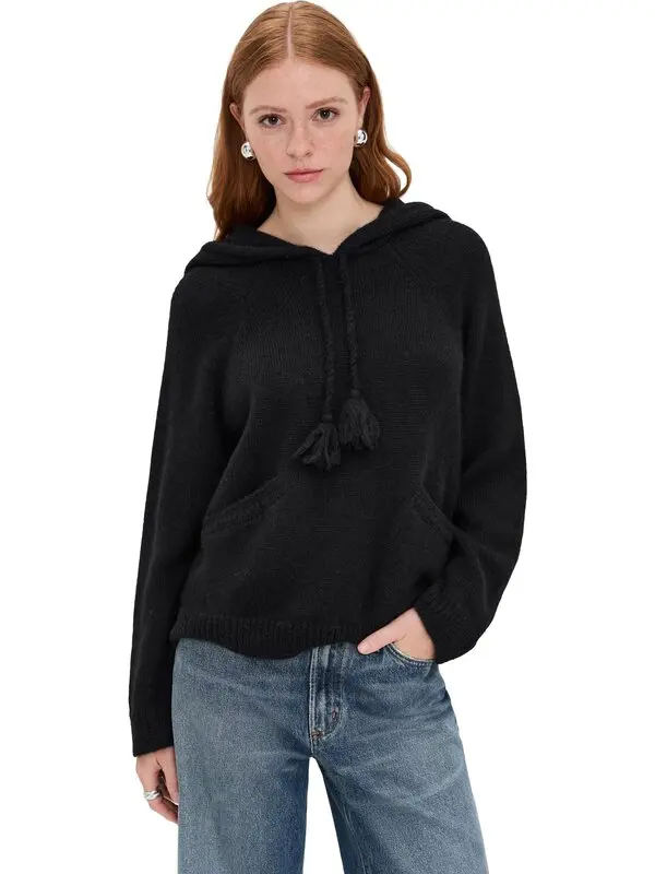 Xirena Kayla Alpaca Hooded Sweater - Black
