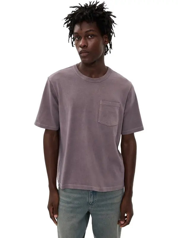CORRIDOR Garment Dyed Tee - Grey