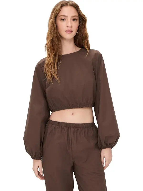 LE BOP Lillian Blouse - Brown