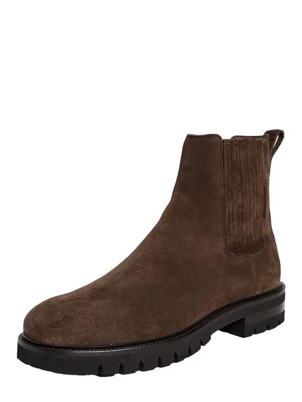 FERRAGAMO Suede Chelsea Boots - T. Moro