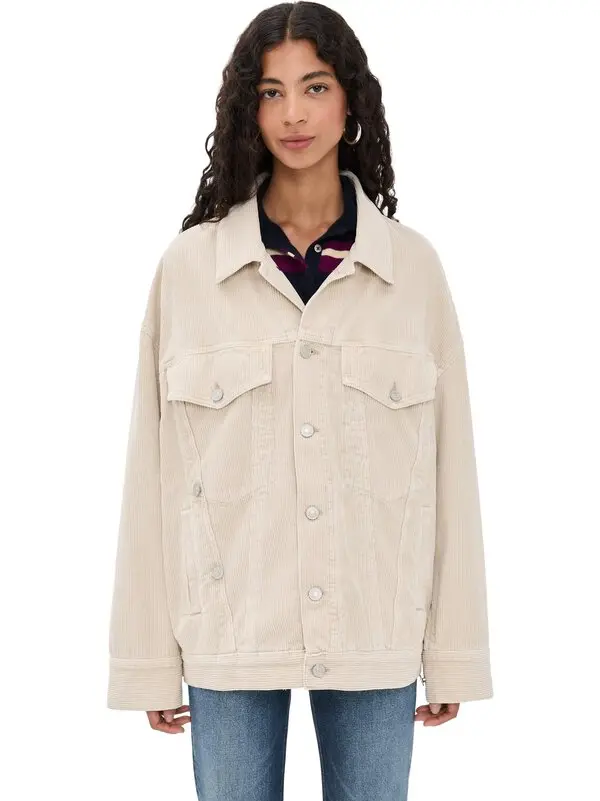 AGOLDE Wayne Corduroy Jacket - Rice Grass