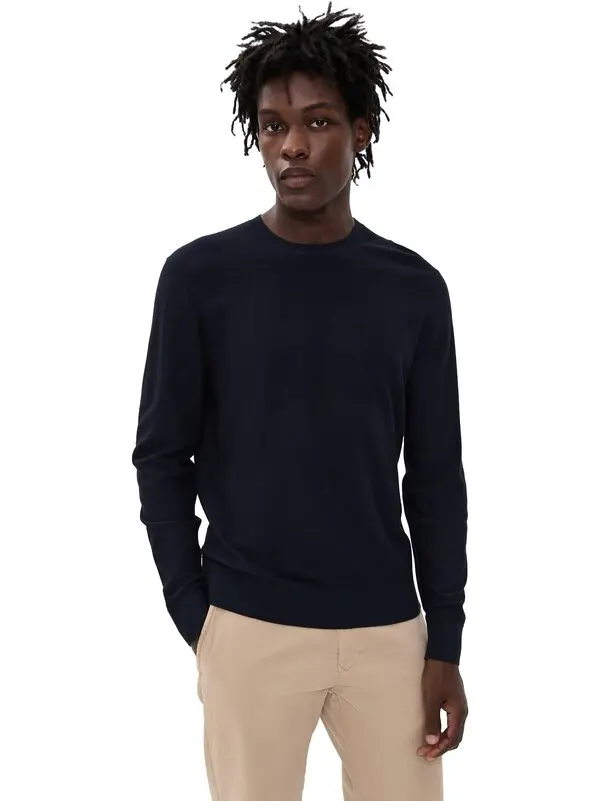 Theory Riland Crew Neck - Baltic