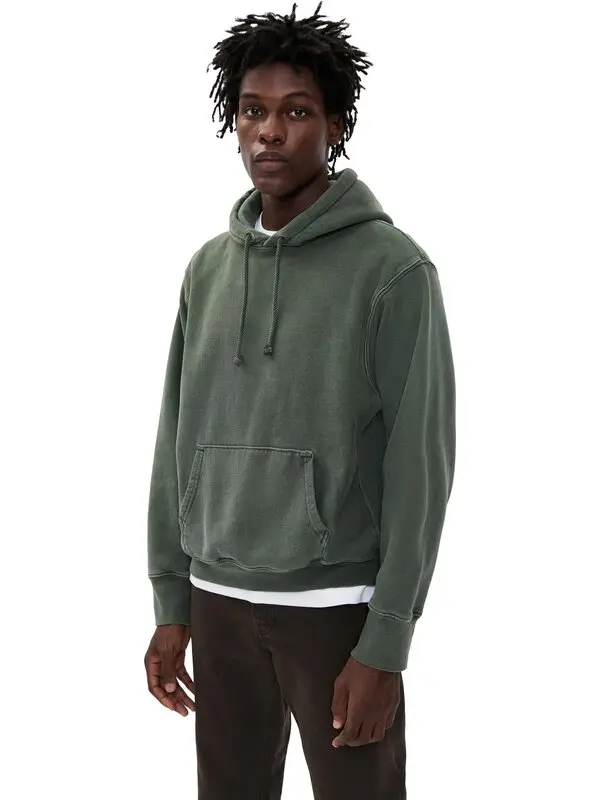 ASHER Jaxon Hooded Pullover - Military Green