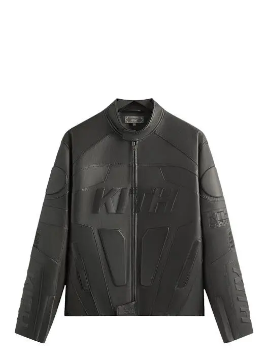 Kith Leather Moto Jacket - Black