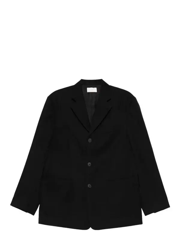 THE ROW Caelum Three-button Patch-pocket Jacket - Black