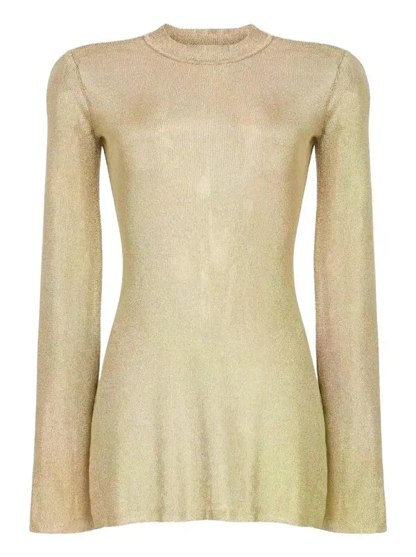 SEROYA Ines Metallic Top - Neutrals