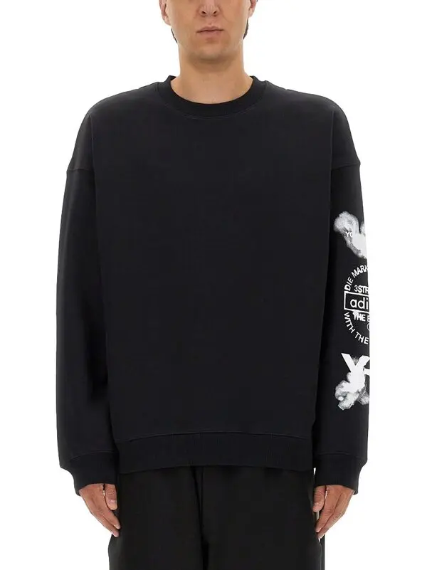 Adidas Sweatshirt With Graphics - Black