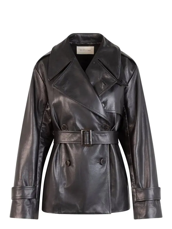 HEIRLOME Iggy Leather Jacket - Black