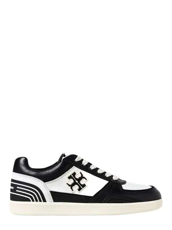 Tory Burch Clover Court Sneakers - Black White