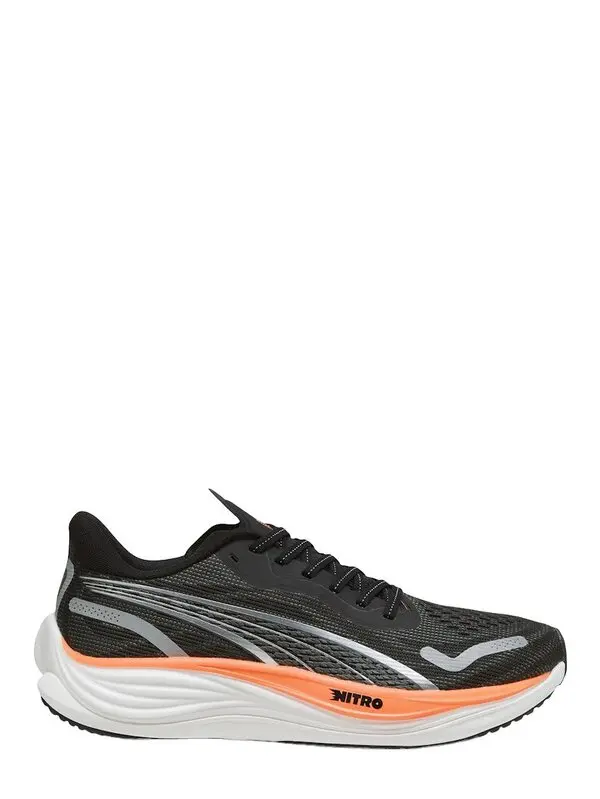 PUMA Velocity Nitro 3 Sneakers - Black/silver/neon Citrus