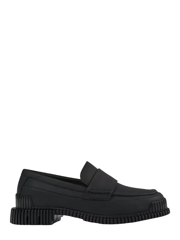 Camper Pix Leather Loafer - Black