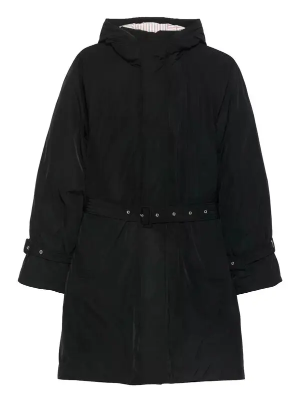 Thom Browne 4-bar Twill Parka - Black