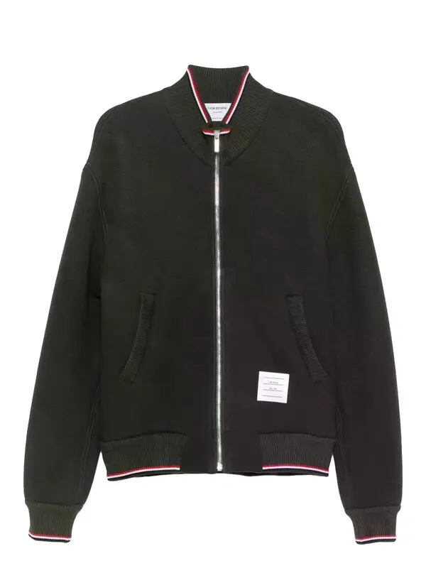 Thom Browne Loopback Oversized Jacket - Green