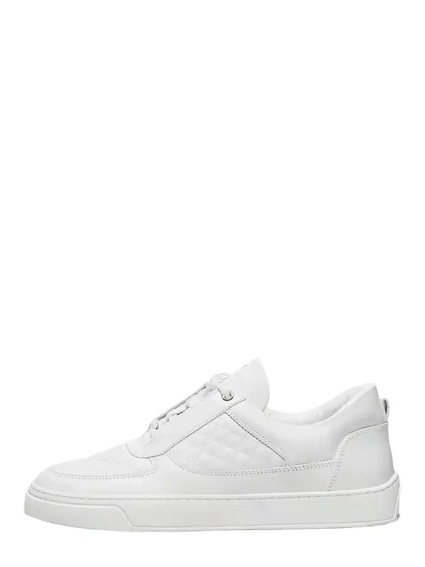 LEANDRO LOPES Faisca Quilted Pattern Sneakers - White