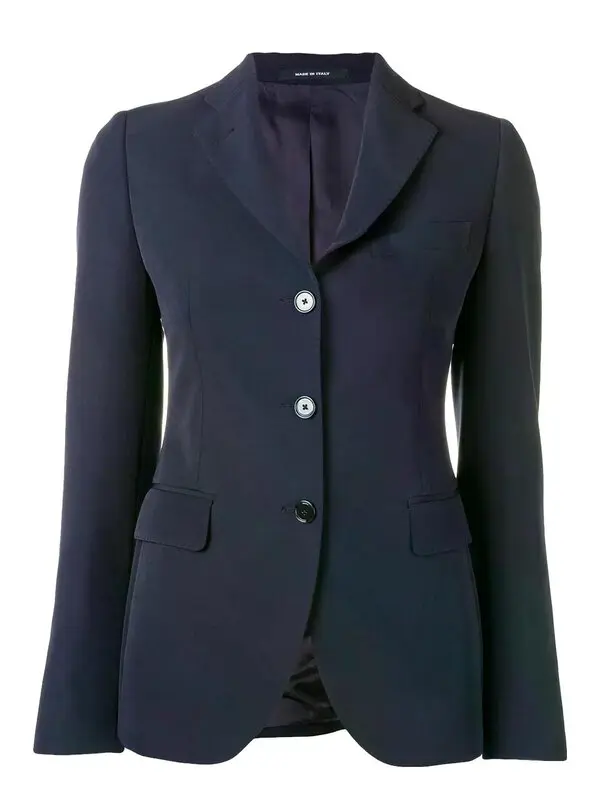 Tagliatore Long Sleeved Blazer - Blue