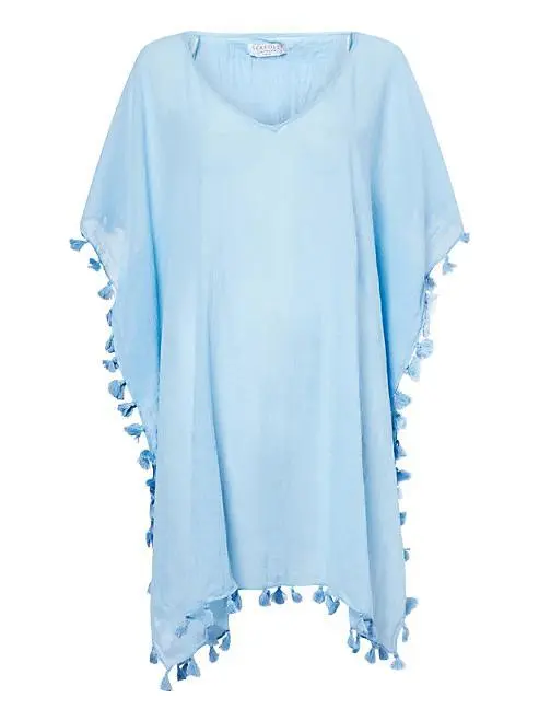 Seafolly Cotton Kaftan - Cornflower