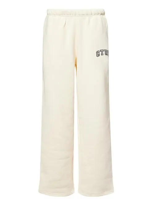 THE COUTURE CLUB Cotton-jersey Joggers - Buttermilk