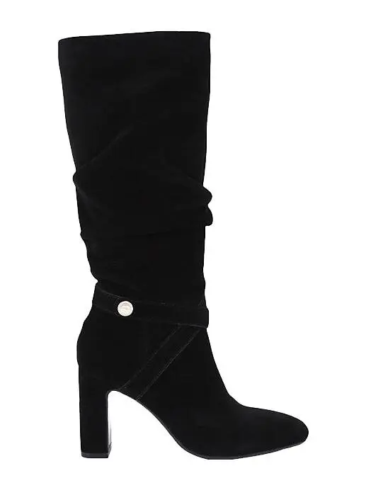 Carvela Jackpot Slouch Suede Knee-high Boots - Black