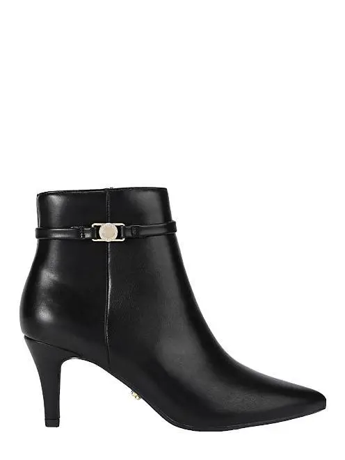 Carvela Faux-leather Heeled Ankle Boots - Black